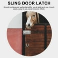 Door Lock Bolt Gate Hasp Latches Slide Barn Safety Sliding Holder Entry ...