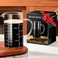 2026 Best 2 Cup 500ML Glass Measuring Cup with Handle, Triple Scale ...