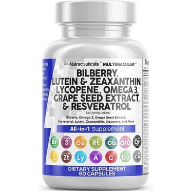 Systane ICaps Lutein & Omega-3 Eye Vitamin Softgels for Vision Health ...