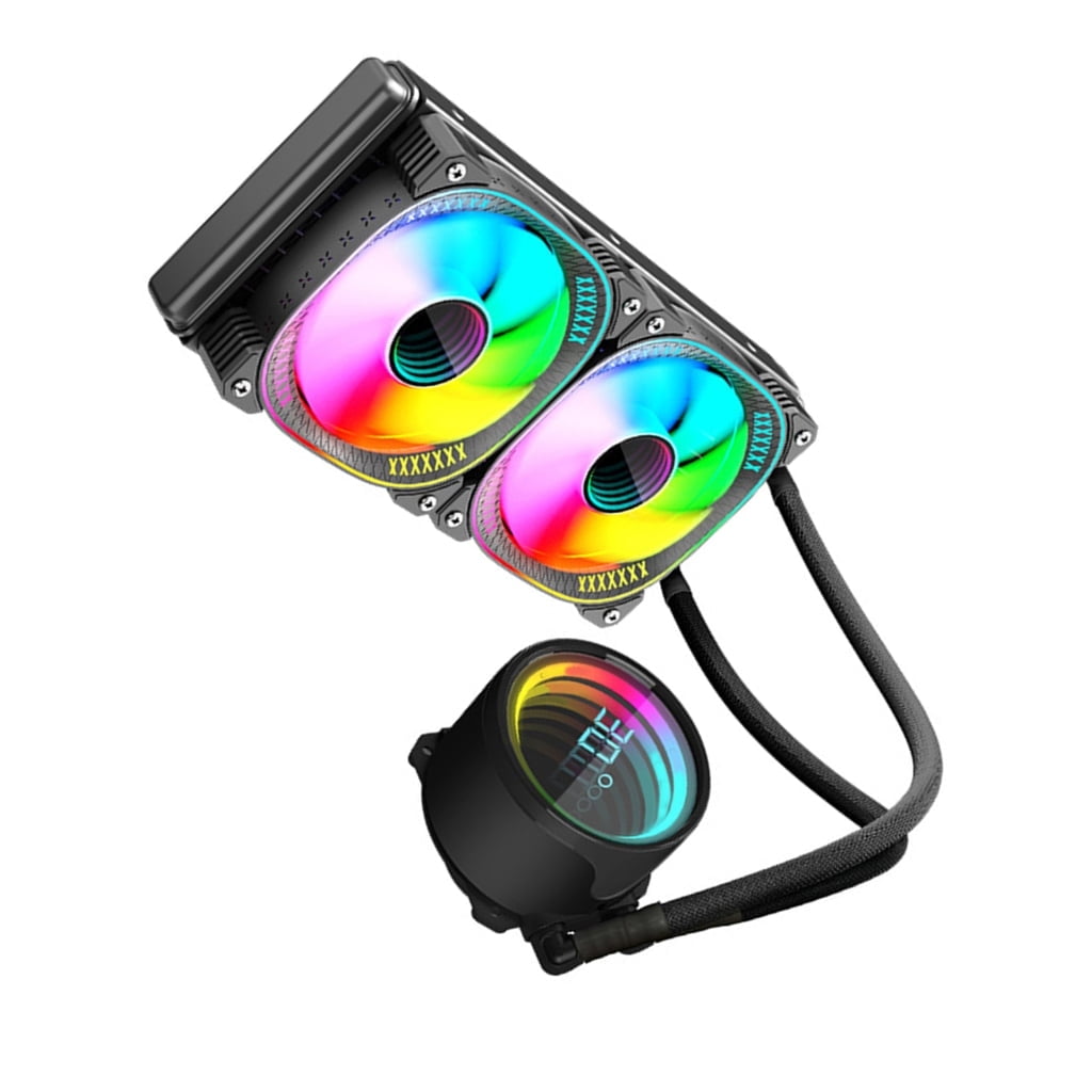 High Efficiency 2 120mm Fan CPU Coolers with ARGB Sync and Water Block ...