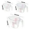 YFTDEF Measuring Cups Set, Plastic Measuring Cups, Easy Read Markings ...