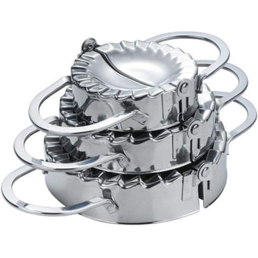 3-Piece Dough Press & Hand Pie Press Set - Dumpling Crimper 4, 5, 6 ...