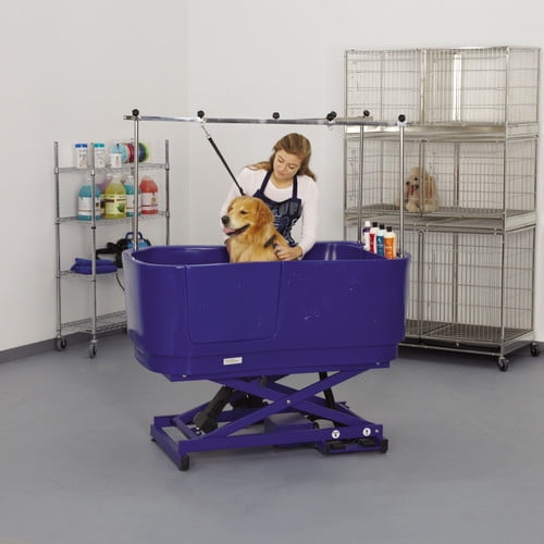 Master Equipment TP5856 19 Poly Pro Lift Grooming Tub Blu - Walmart.com