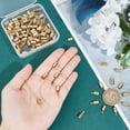 180Pcs 304 Stainless Steel Folding Crimp Ends Fold Over Crimp Cord Ends ...
