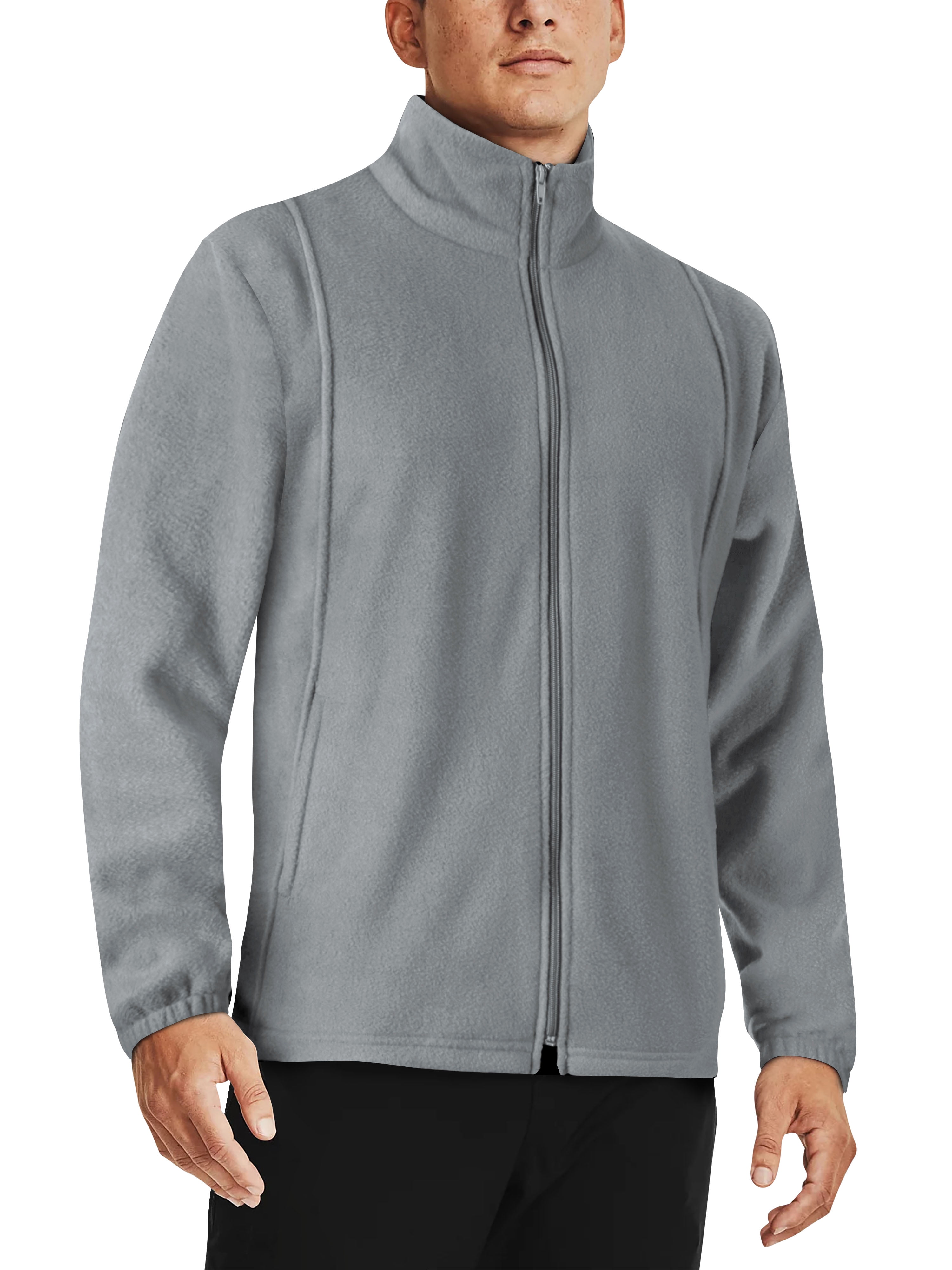 Ma Croix Mens Brushed Micro Fleece Full Zip Up Enclosure Outdoors ...