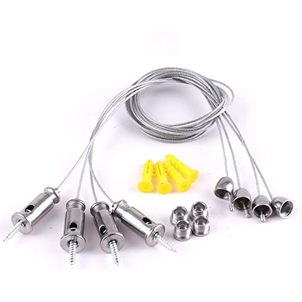 4PCS Adjustable Wire Pendant Light Steel Frame 1.5mm*1m,Wire Wire ...