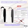 3-2312(382) garage door remote control, compatible with 4500,4700 ...