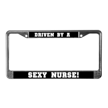Nurses Do It With TLC, Nursing License Plate Tag Frame, Multiple Colors ...