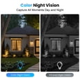 2K Wireless Outdoor Security Camera with Color Night Vision, AI Human ...