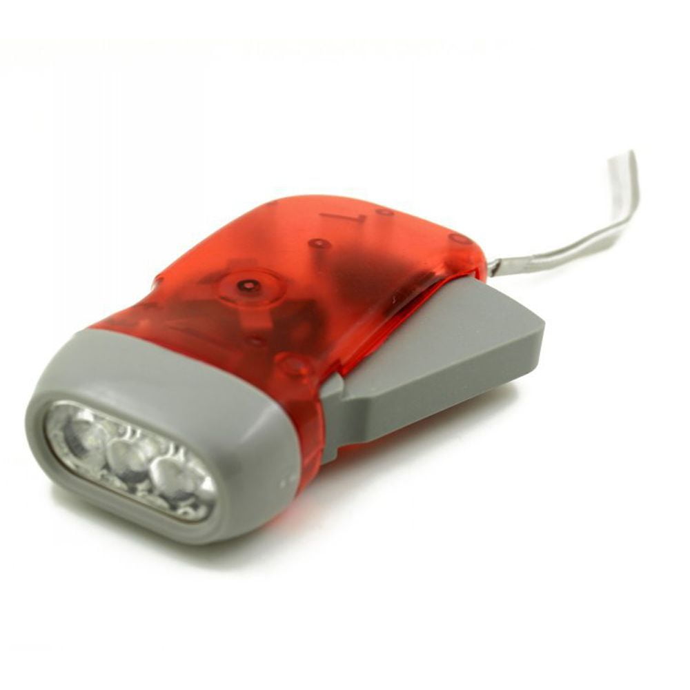 Portable Crank Camping Outdoor Lantern Torch Dynamo Flashlight Light ...