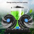 12/24V/USB Portable Car Fan 360 Degree All-Round Adjustable Auto Air ...