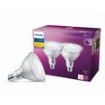 Philips LED 120-Watt PAR38 Indoor/Outdoor Flood Light Bulb, Bright ...