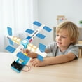 Creative Space Station Model Assembly Toy Educational Satellite Model ...