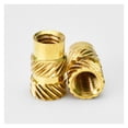 1Pcs M2 M2.5 M3 M4 M5 M6 M8 Brass Insert Nut Hot Melt Knurled Thread ...