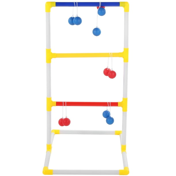 Portable Ladder Ball Toss Game Set Indoor Outdoor Patio Backyard Lawn ...