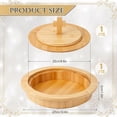 1 Pcs Plates Wood Communion Set with Lid, Wooden Bread Tray Plates for ...