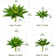 Artificial Agave Plantslarge Uv Resistant Fake Agave Planters For Indoor And Outdoor Decorating