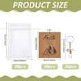 1 Set 90Pcs Glass Wishing Bottle & Alloy Keychains with Iron Rings and ...
