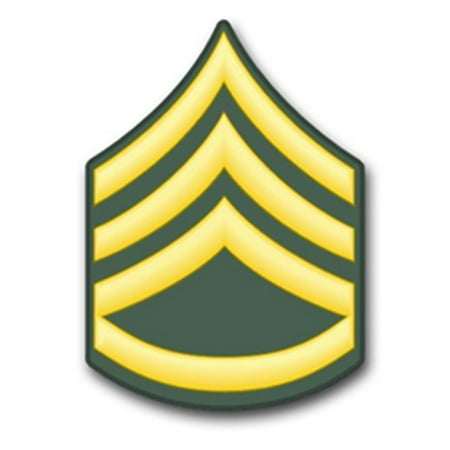 5.5 Inch U.S. Army E-6 Staff Sergeant Rank Insignia Window Sticker ...