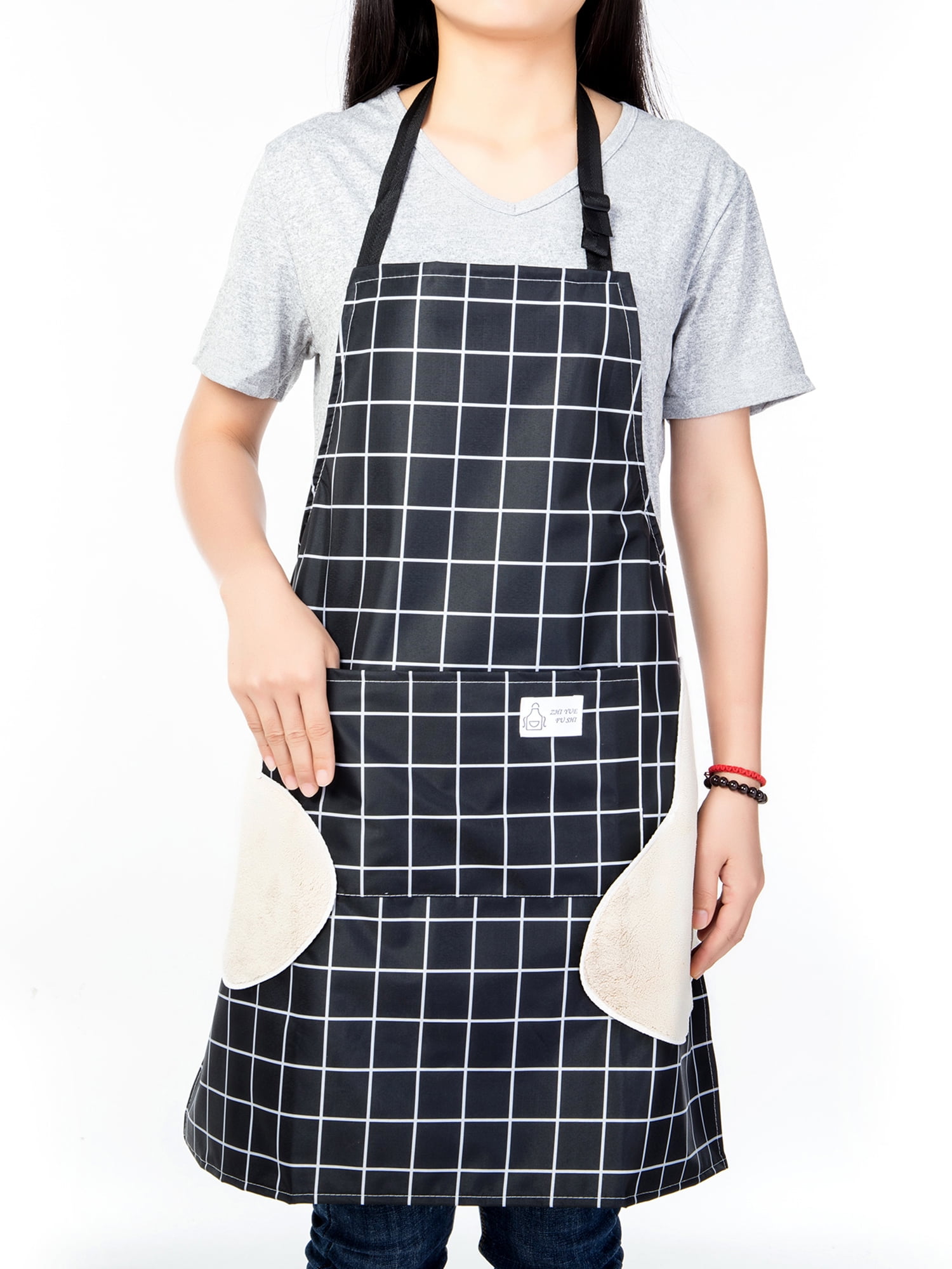 YouLoveIt Adjustable Apron Kitchen Apron Restaurant Chef Adjustable ...