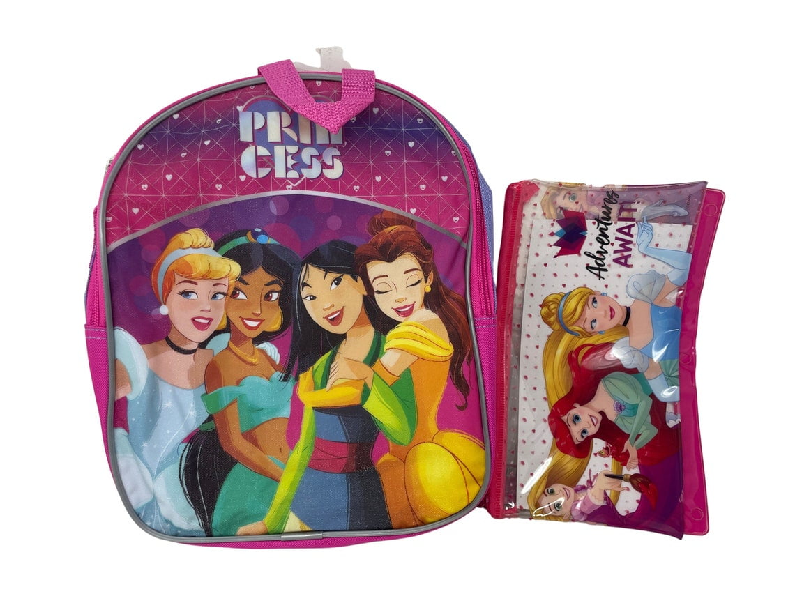 Disney Princess 11 Inches Mini Backpack Plus Pencil Case - Walmart.com