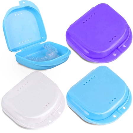 Surrme Retainer Protector with Vents, 3 Pack Orthodontic Mouthguards ...