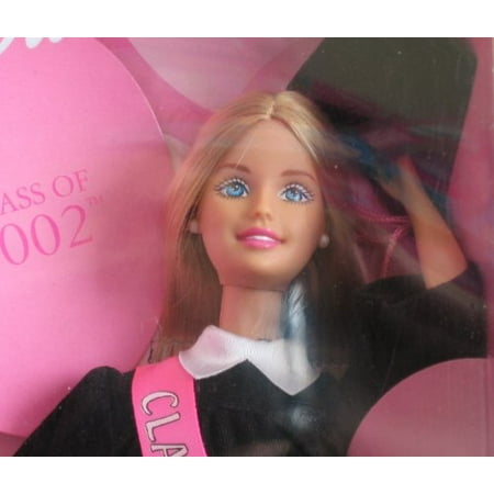 Mattel Barbie Class of 2002 Special Edition Doll w Black Grad Gown ...