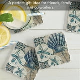 Thirstystone "Tide Pool Shells" 4-Pack Tumbled Tile Coasters - Walmart.com