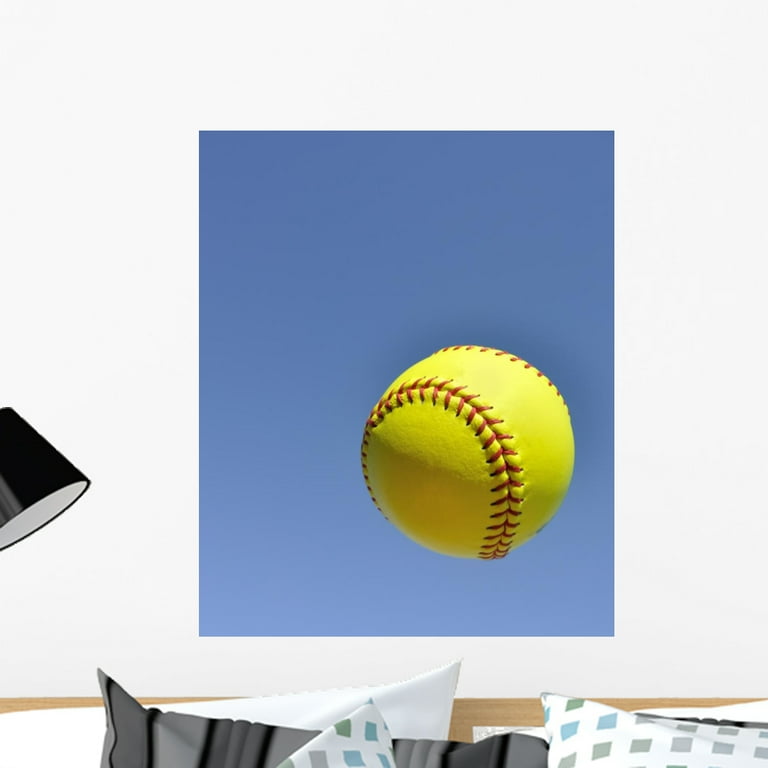 Vinyl Softball Yellow