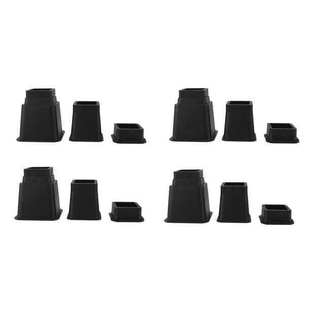 Home Bed Risers, Adjustable Stackable Bed Frame Risers For Under Bed ...