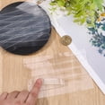 1 Box 60Pcs 63 x 10 x 2mm Adhesive Bumper Strips Clear Silicone Door ...