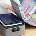 GASTROPOD Fireproof Document Box with Waterproof Zipper Fireproof ...