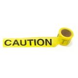 HY-KO Yellow Safety and Caution Tape, 3" x 200' Roll, Polyethylene ...