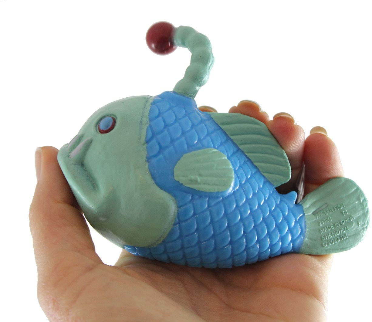 Angler Fish Cute Sea Creatures Stretchy and Squeezy Toy - Crunchy Bead ...