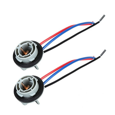 Ustyle 1 Pair 1157 Bulb Sockets Vehicles Auto Pre-wired Plugs for Brake ...