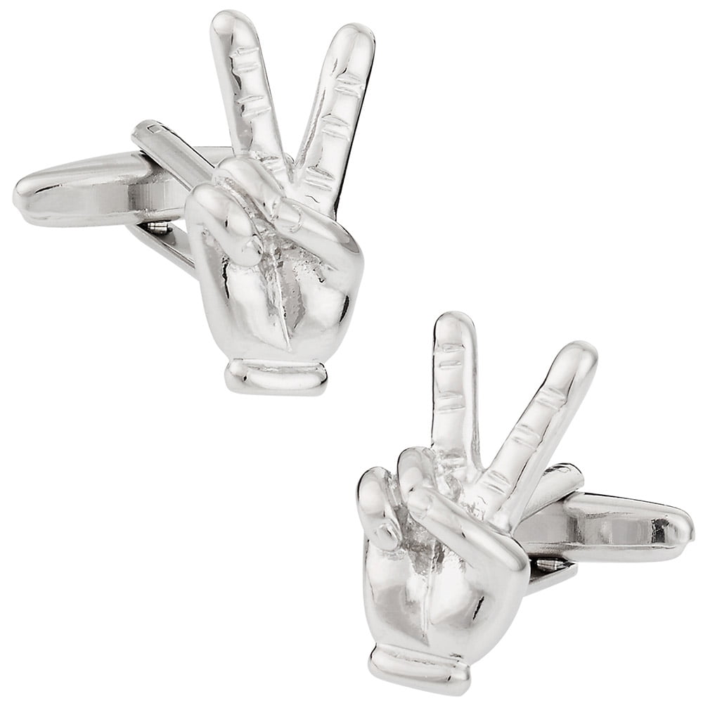 Peace Sign Dueces Cufflinks - Walmart.com