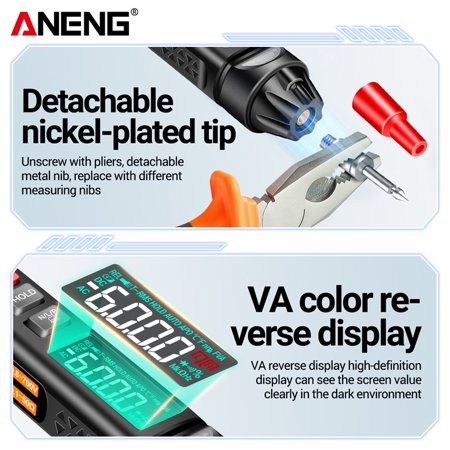 Multimeter Diode Audible Display AC Multimeters DC Tools Intelligent ...