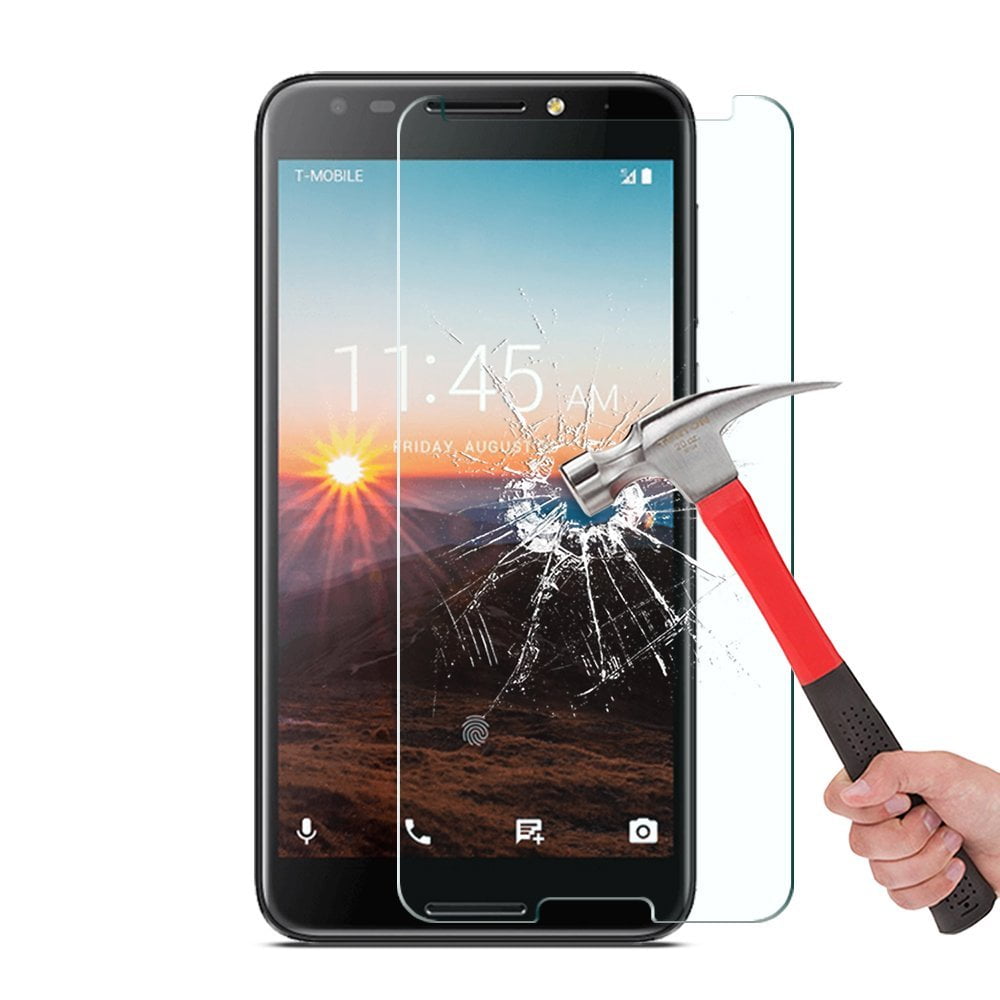 [2 Pack] Premium Tempered Glass Screen Protector For T-Mobile ''REVVL ...