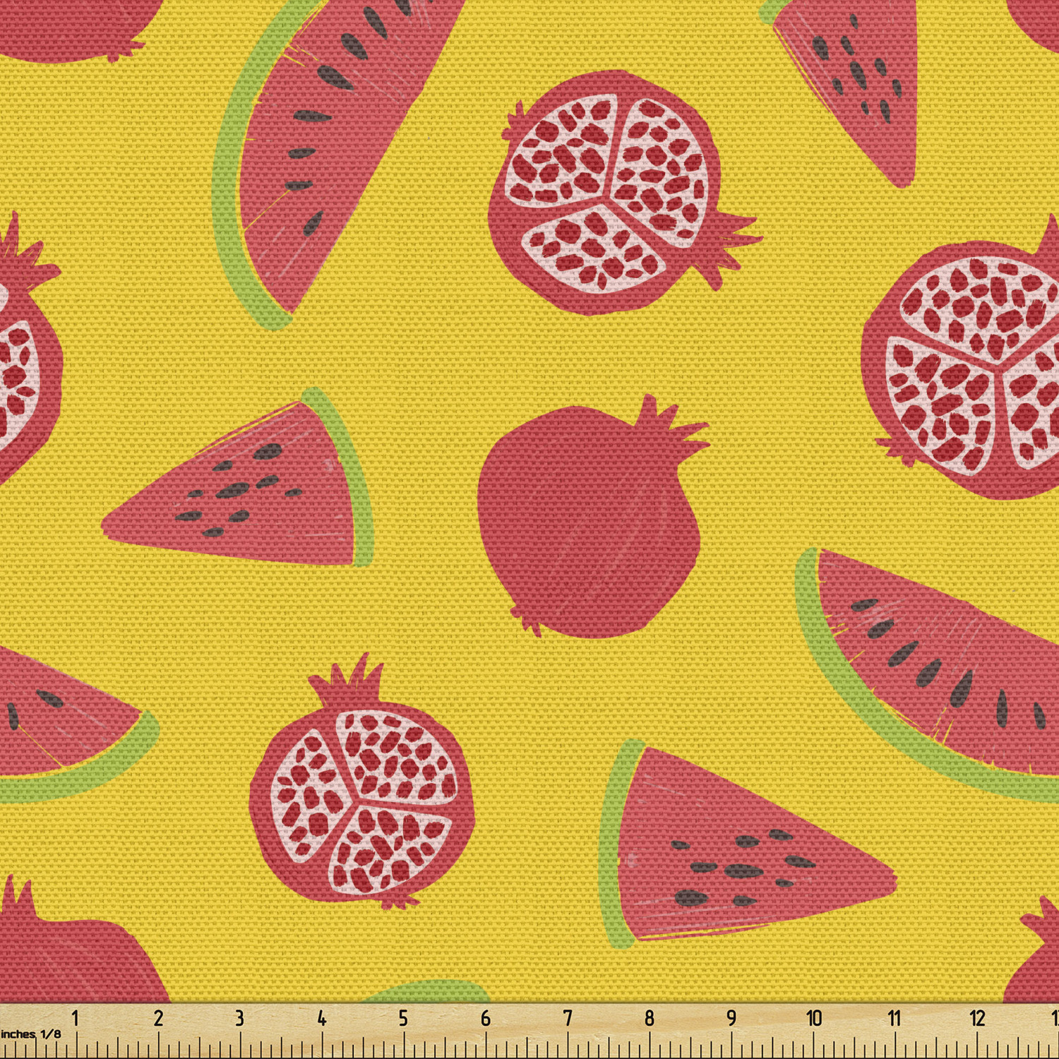 Fruit Sofa Upholstery Fabric by the Yard, Modern Graphic Pattern of ...