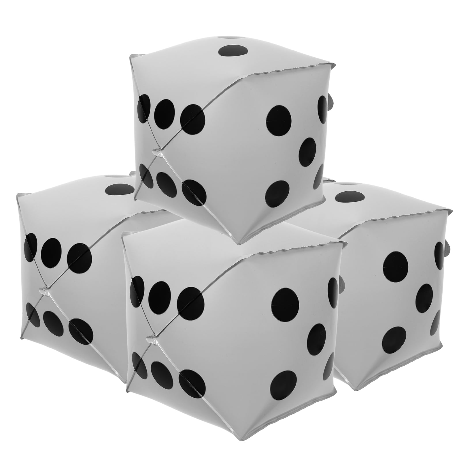 Click here for Masteelfca 5pcs Dice Balloons Aluminum Foil Cube B... prices