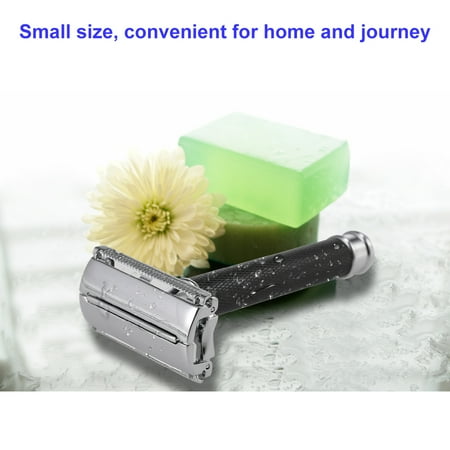 Double Edge Safety Razor Butterfly Open Mens Shaving Razor Classic ...