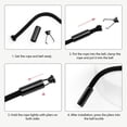 10Pcs Metal Drawstring Cord Lock Clip Adjustable Elastic Cord Stoppers ...