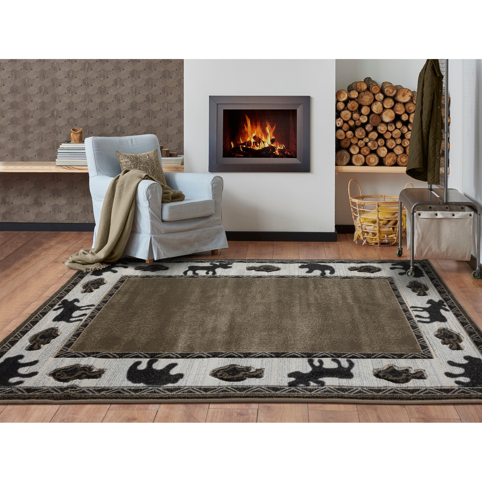 MDA Rug Imports Wildlife Collection Brown/Beige Area Rug 2'8'' X 8'1 ...