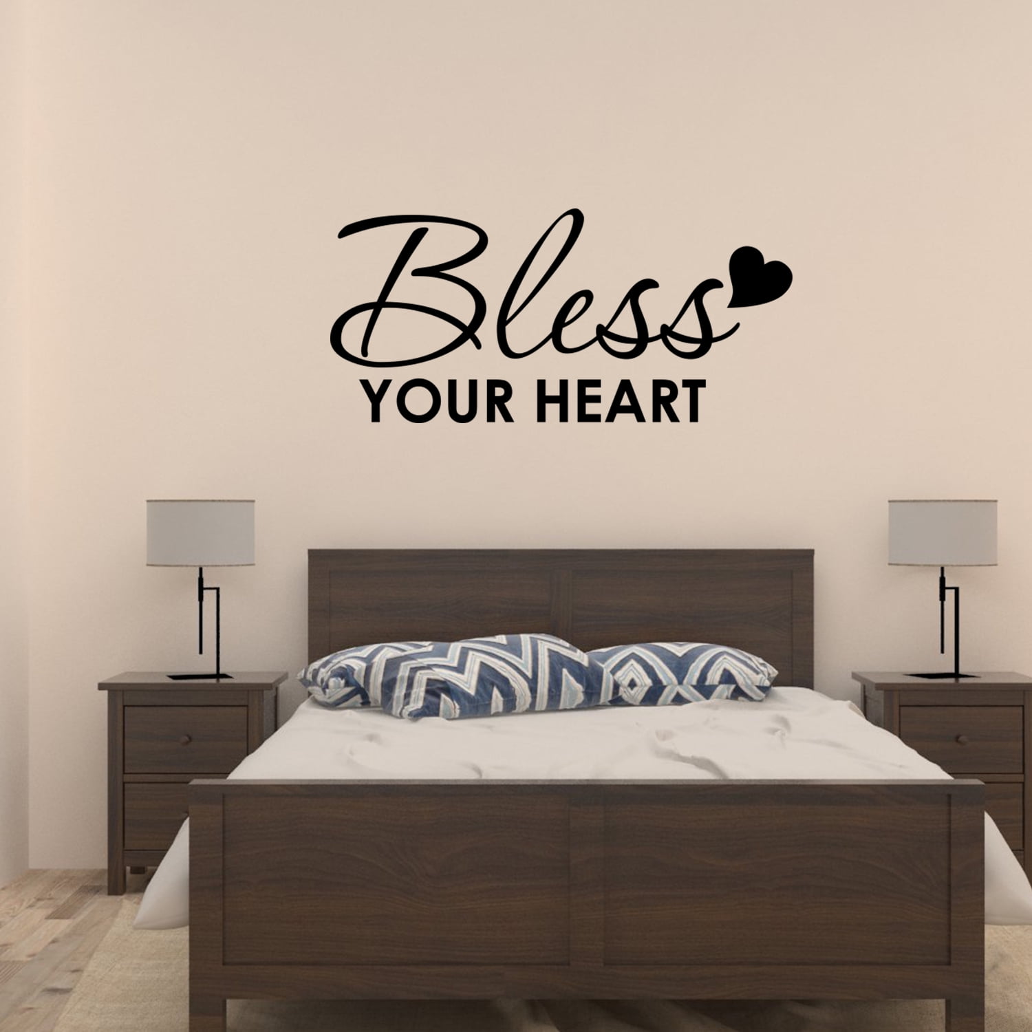 Bless Your Heart Vinyl Decal Valentines Day Decal Easter Vinyl Decals ...