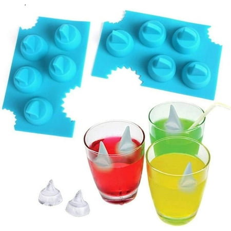 Ice Cube Tray / Ice Cube Mold In The Shape Of A Blue Shark Wing Or ...