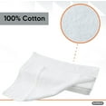 Superio 12” Multi-Purpose Terry Cloth Rags, 100% Cotton Rags, White, 6 ...