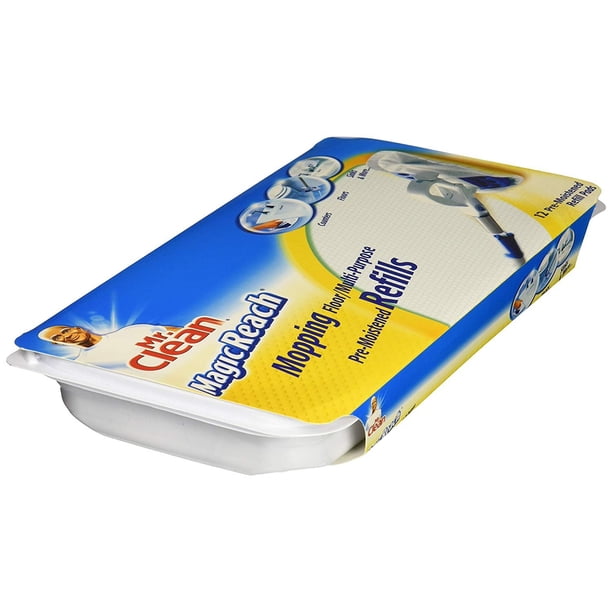 Mr. Clean 443870 Magic Reach Mopping Refill, 12 Count - Walmart.com