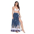 Christmas Streetscape Snow Plaids Women's Swimwear Cover Ups Strappy ...