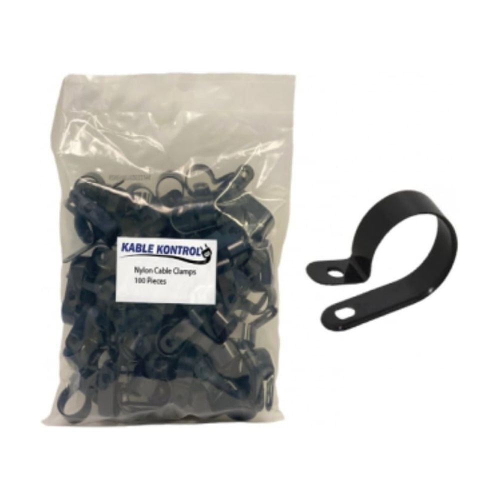 Kable Kontrol - Nylon Plastic Cable Clamps - 1" Diameter - 100 pcs - UV ...
