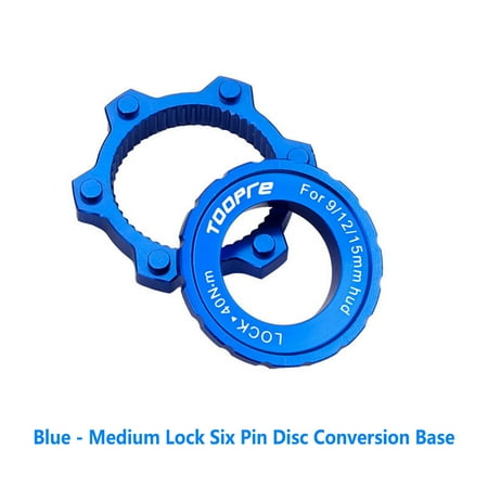 Peggybuy TOOPRE Centerlock to 6 Hole Adapter Bike Hub Center Lock ...